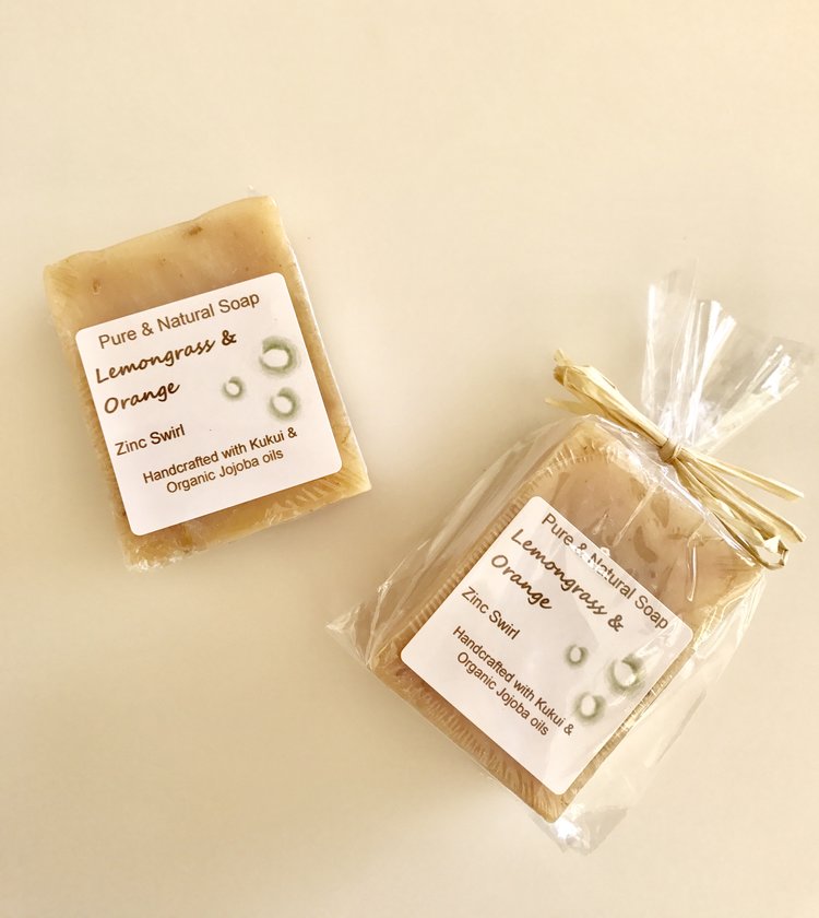 Mini Lemongrass And Orange Bar 2oz Pualani Soap Hawaii